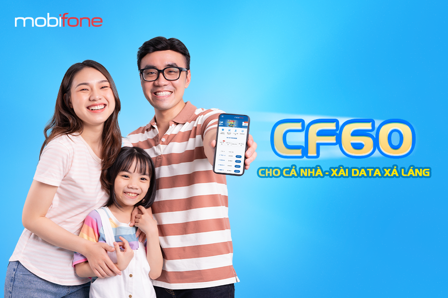 Combo ưu đãi cực khủng của gói cước CF60